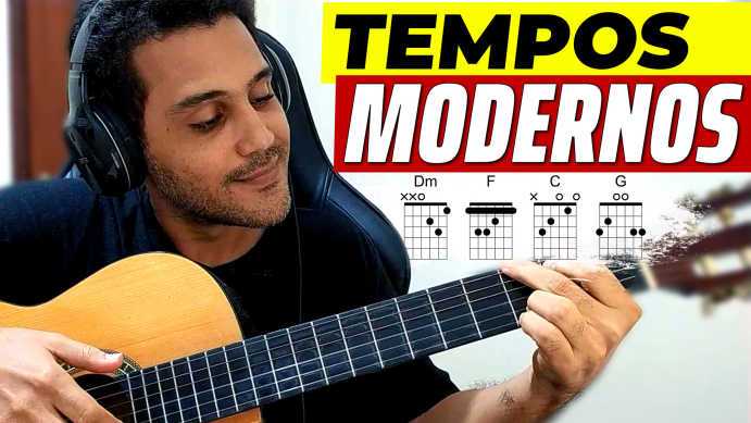 Como Tocar TEMPOS MODERNOS do LULU SANTOS - Siga os Compassos